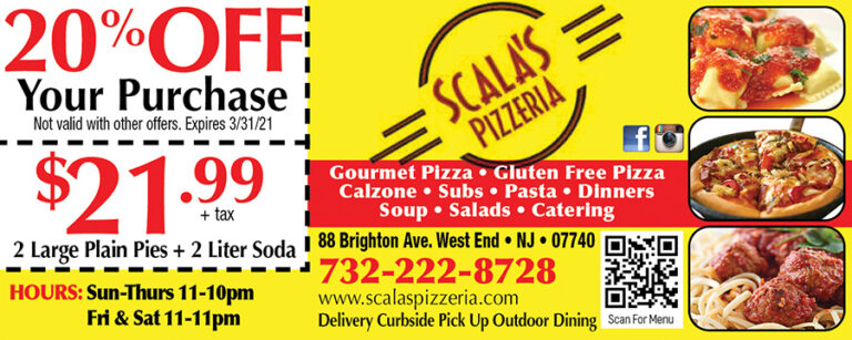 Scala’s Pizzeria - Coupon Connection NJ