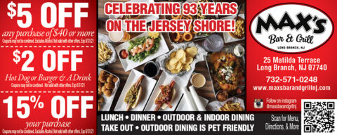 Max’s Bar & Grill - Coupon Connection NJ